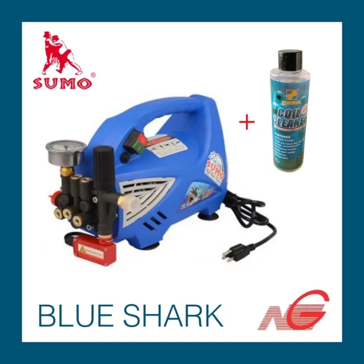 เครื่องฉีดน้ำแรง SUMO รุ่น BLUE SHARK 120 BAR 1500W แถมฟรี น้ำยาล้าง ...