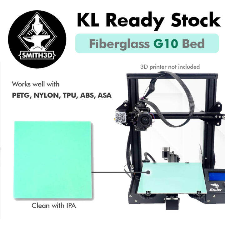 Fiberglass G10 Sheet Garolite Nylon PETG ABS 3D Printer Build Surface ...