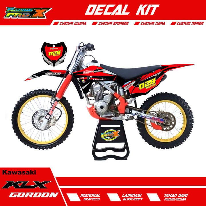 DECAL KLX - STICKER MOTOR KLX DECAL - DECAL STIKER KLX BF - DTRACKER ...