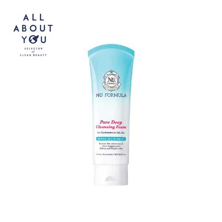 Nu Formula Pore Deep Cleansing Foam 120 gนู ฟอร์มูล่า พอร์ ดีพ คลีนซิ่ง โฟม 120 กรัม | Lazada.co.th