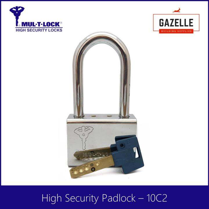 Mul-T-Lock High Security C-Series Padlock - 10C2 | Lazada PH
