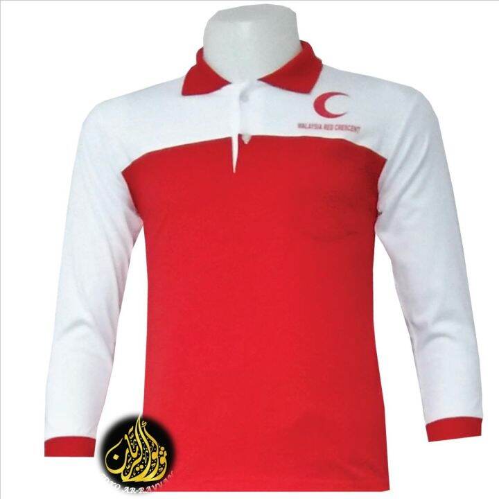 T-Shirt PBSM Long Sleeve (L/S) Persatuan Bulan Sabit Merah Lengan ...