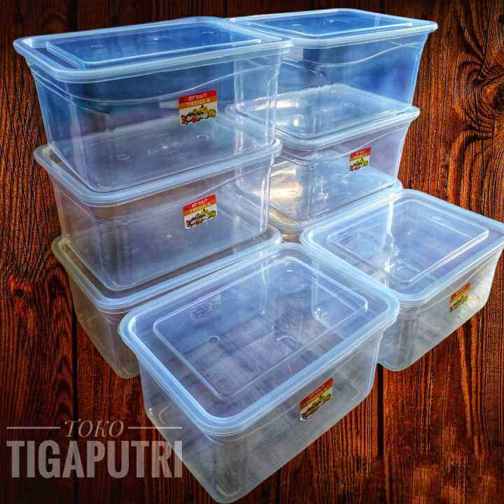 PROMO 6 PCS TOPLES KOTAK BENING PLASTIK SERBAGUNA 2500 MILI TERMURAH ...