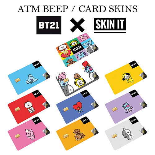 SKIN IT : BT21 Card Skins (Stickers For ATM or Beep Cards) | Lazada PH