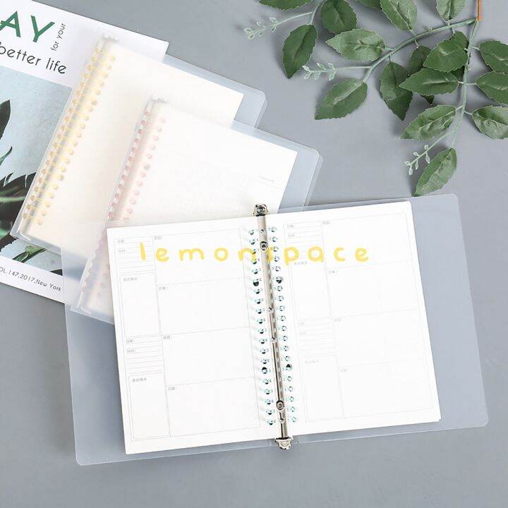 ON HAND Notebook Binder with Metal or Plastic Ring A5 B5 for School ...