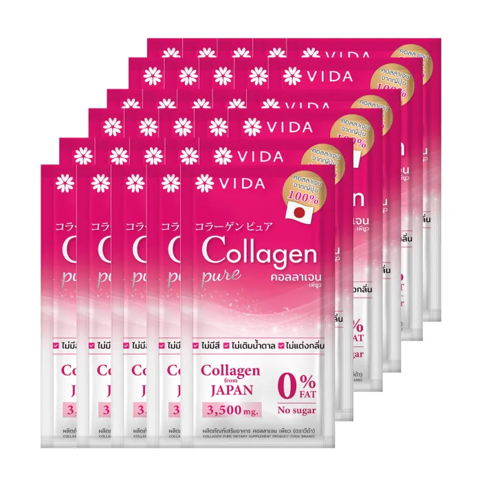 VIDA Collagen Pure 3500mg. 30 Sachet | Lazada.co.th