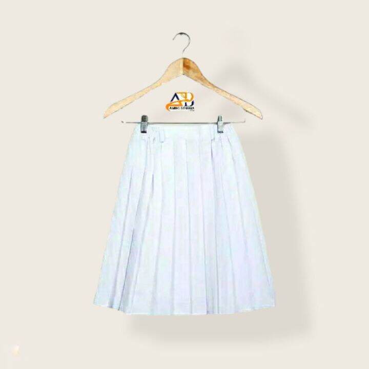 Rok Rempel Pendek Putih Seragam Sekolah Kelas 1-6 SD | Rok Plisket Anak Sekolah Murah Merk Agung ...