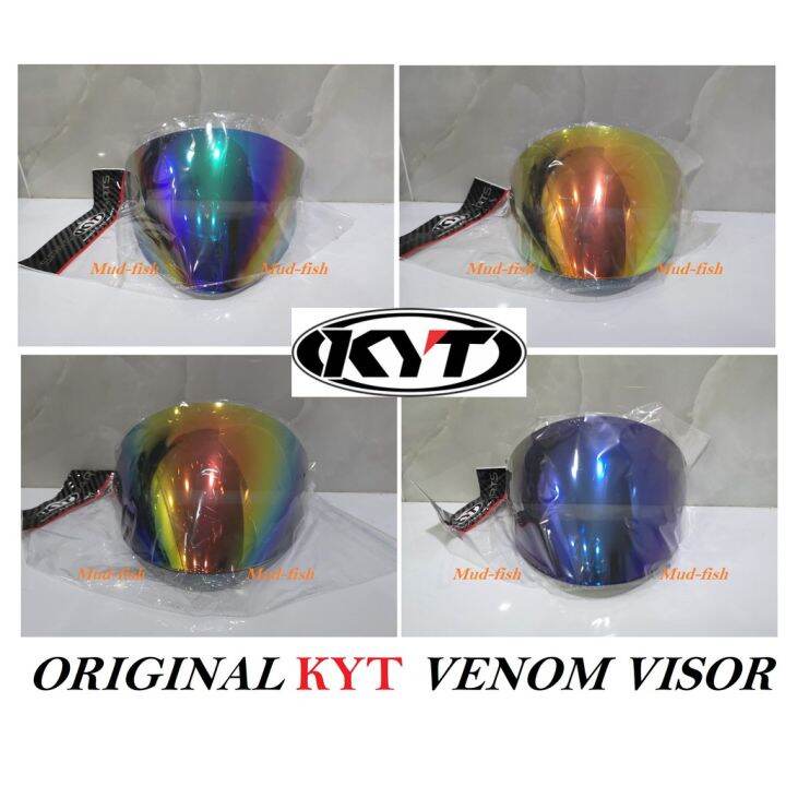 KYT Venom, Hellcat Open Face Visor 100% ORIGINAL | Lazada