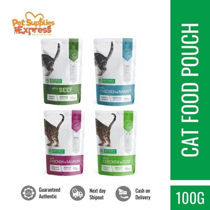 Nature's Protection Cat Wet Food Pouch 100g | Lazada PH
