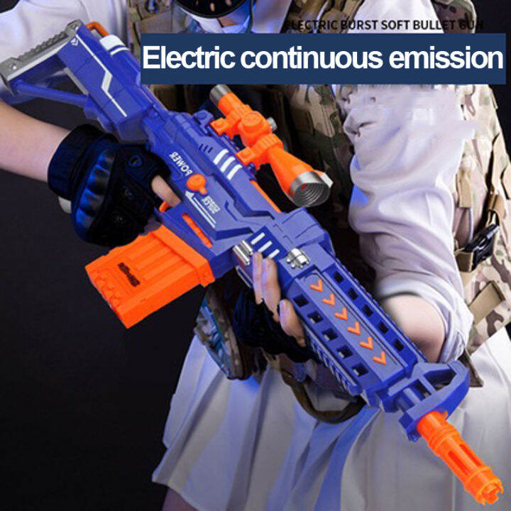 Soft Bullet gun sniper electric burst Electric continuous firing ...