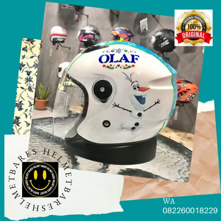 HELM BMC MILAN FROZEN HALF FACE | Lazada Indonesia