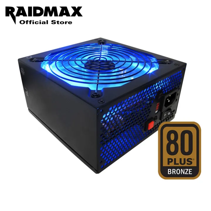 Raidmax Hybrid Series RX-530SS Semi-Modular 80+ Bronze Power Supply ...