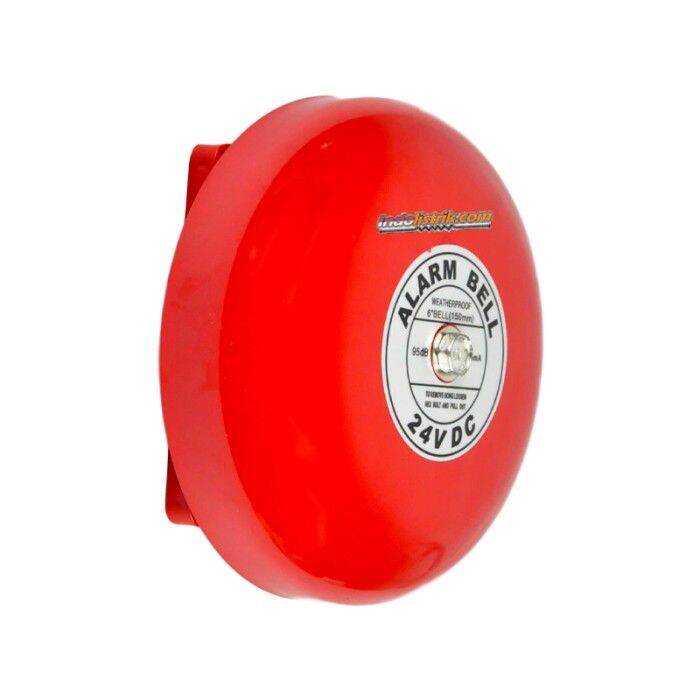 Alarm Round Bell 6 Inch 24V DC TAB Bell Kring Sekolah Pabrik | Lazada ...