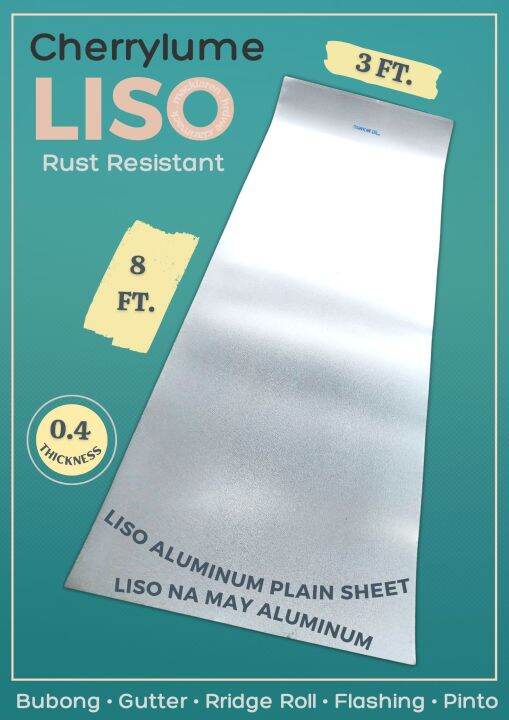 Liso Aluminum Plain Sheet ️ Cherrylume ️ 3ft. x 8 ft. x 0.4 Aluminum ...