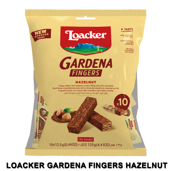 Loacker Gardena Hazelnut (12.5g x 10s) | Mini Size Wafers | Lazada