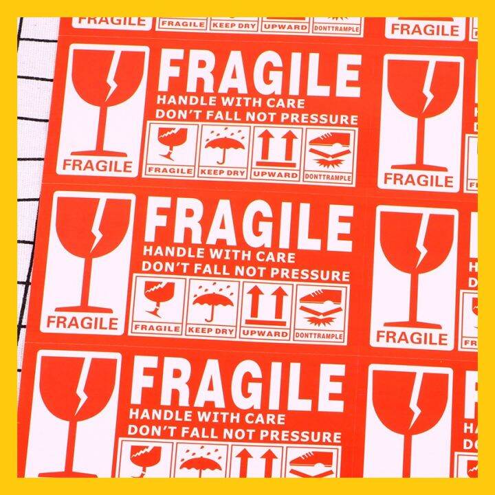 Fragile Sticker [Ready Stock] Fragile Label Pelekat Mudah Pecah Warning ...
