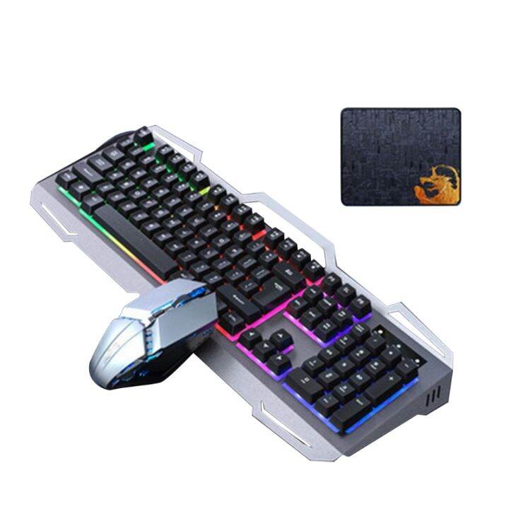 Gaming Keyboard Mouse Set Backlight Wired USB Ergonomic Mechanical Feel ... Gaming Keyboard Mouse Set Backlight Wired USB Ergonomic Mechanical Feel ...