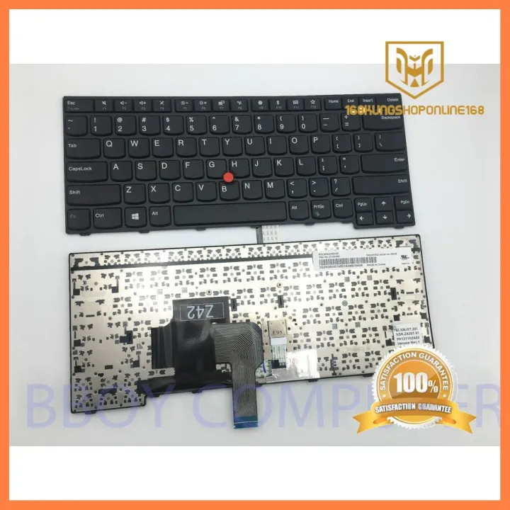 บริการเก็บเงินปลายทาง LENOVO Keyboard คีย์บอร์ด LENOVO Thinkpad E470 E470C E475 P/N 01AX000 ...