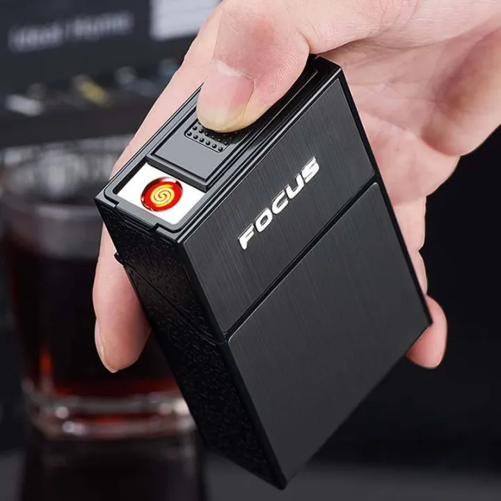 KOTAK ROKO ELEKTRIK KEREN ISI 20 BATANG BAHAN ALUMINIUM / KOTAK ROKOK ...