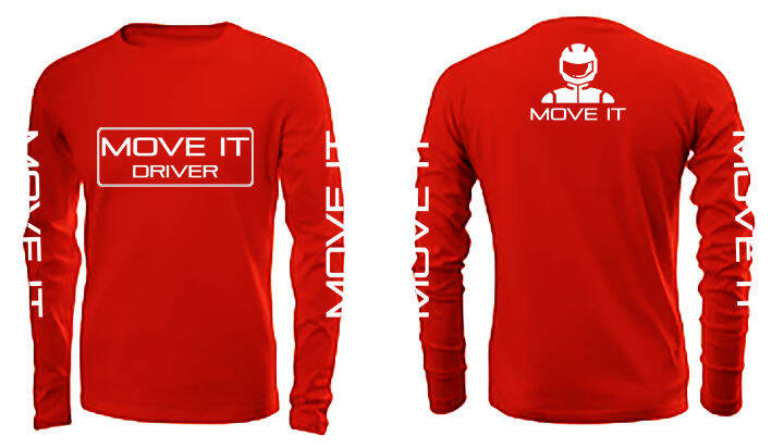 Move It Motorcycle Rider delivery Long Sleeve Drifit uniform shirt ...