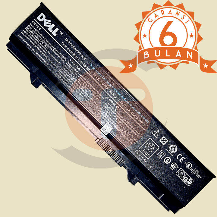 Baterai Dell Latitude E5400 E5410 E5500 E5510 KM742 (6 CELL)- Black ...