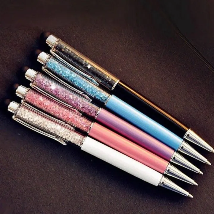 6 Pcs Crystal Ballpoint Pen Made with SWAROVSKI CRYSTAL ELEMENTS ...