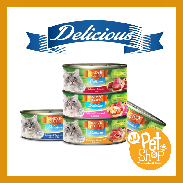 {24 tins} Cindy's Recipe Delicious Canned Wet Food 80gx24 | Lazada