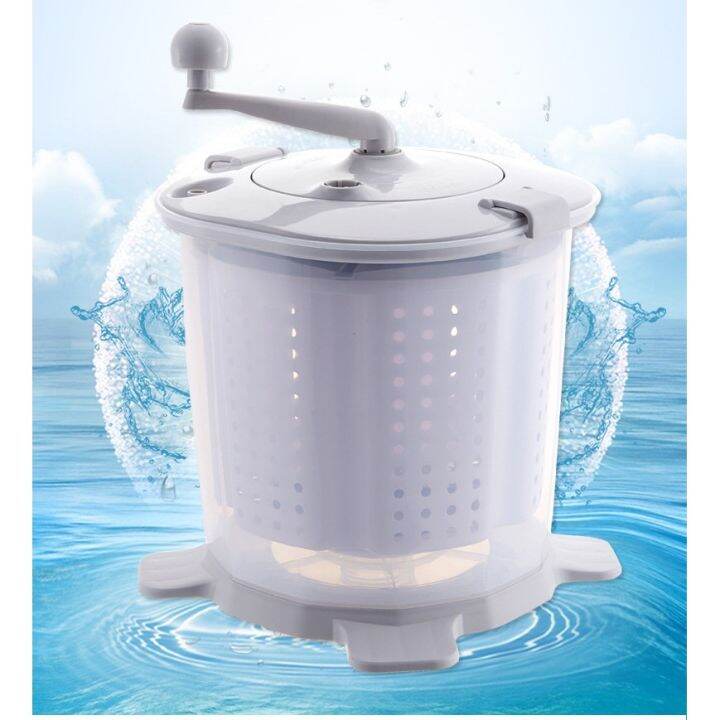 Mini Portable Manual Hand Crank Off Grid Washing Machine | Lazada PH