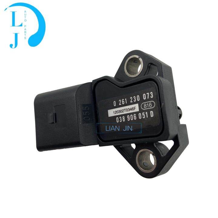 0261230073 Pressure Sensor Fit For Audi VW Seat Jetta Skoda 038906051D ...