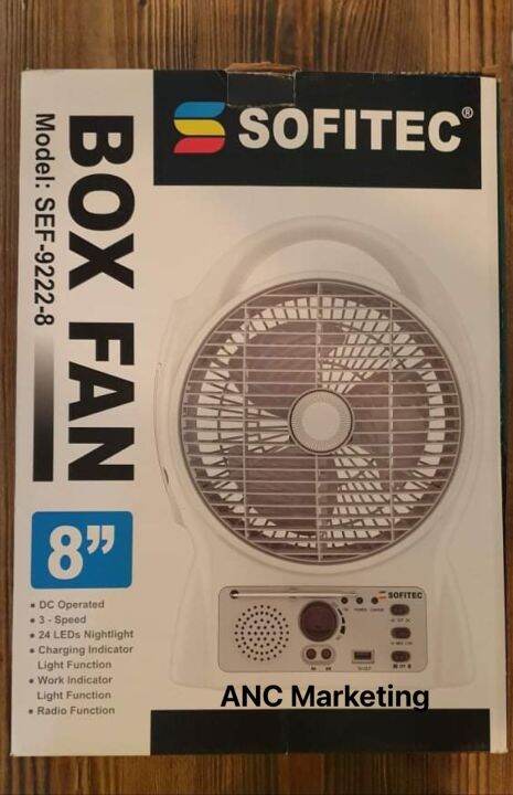 Sofitec Box Fan w/ Radio Function | Lazada PH
