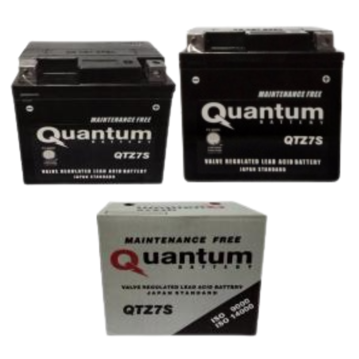 Quantum Motorcycle Battery QTZ-7S for SUZUKI RAIDER 150 / SYM JET100 ...
