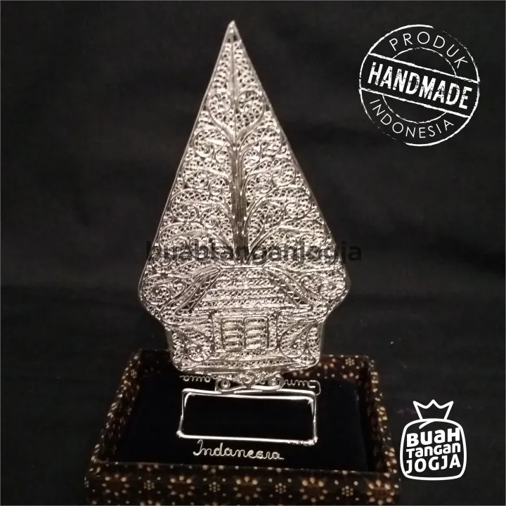 Miniatur Gunungan Jawa Lapis Perak - Kerajinan Khas Kotagede Jogja (Kecil) | Lazada Indonesia
