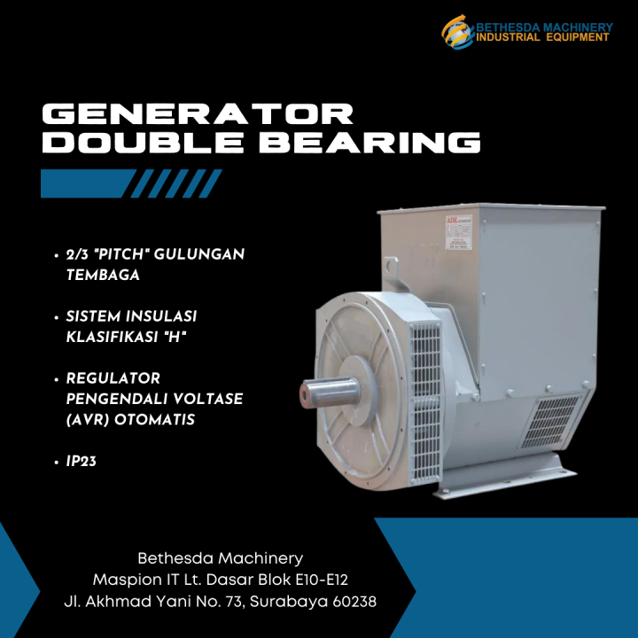 Generator diesel 25 kw double bearing 3 phase | Lazada Indonesia