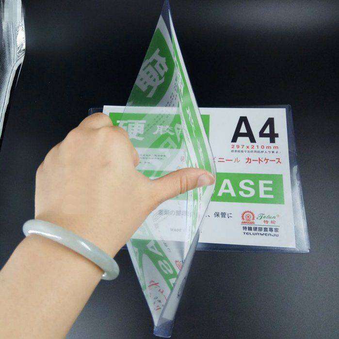 VC Art Hard Card Case A4 High Transparency A5 A3 File Folder Organizer ...