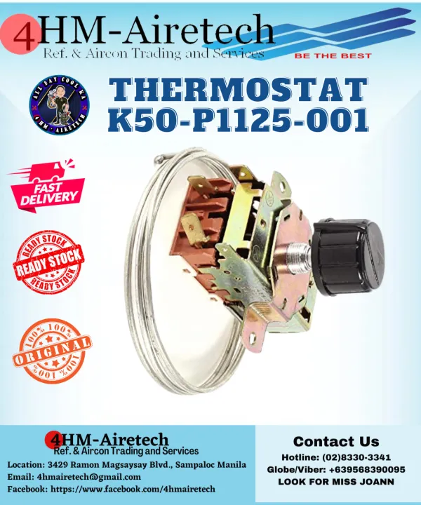 4HM K50 - P1125 001 Thermostat temperature freezer temperature ...