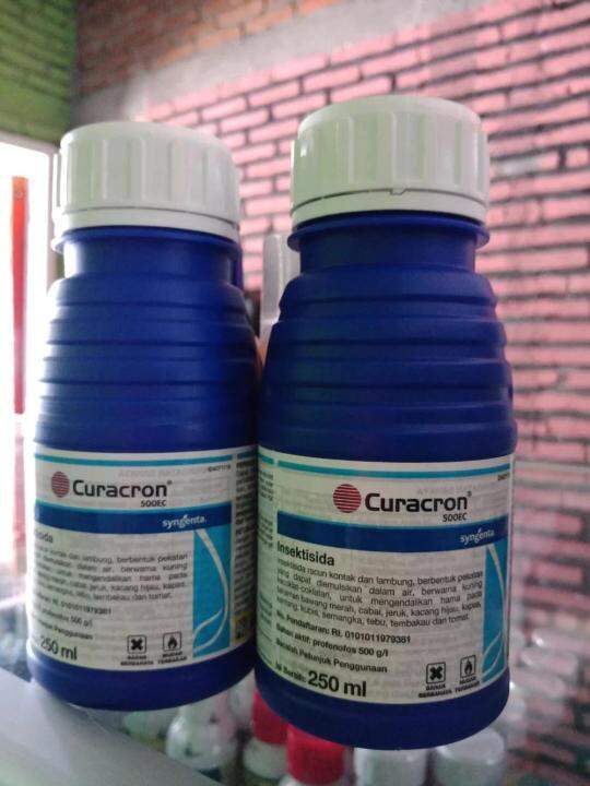 Curacron 500EC 250 ml Obat hama Ulat Lalat Buah Belalang | Lazada Indonesia