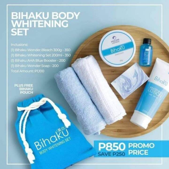 BHAKU WHITENING BODY SET with POUCH | Lazada PH
