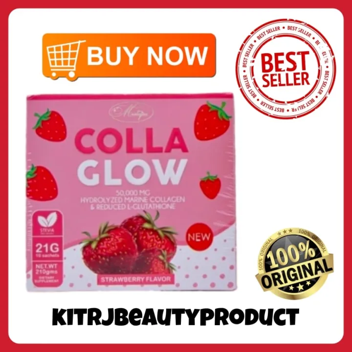 Mistique Colla Glow Collagen and Gluta Drink (10 sachets) FREE SHIPPING ...