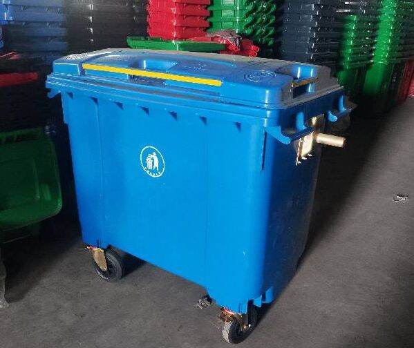 Ready 660L Large Bandaraya Trash Plastic Can Outdoor Wheels Rubbish ...