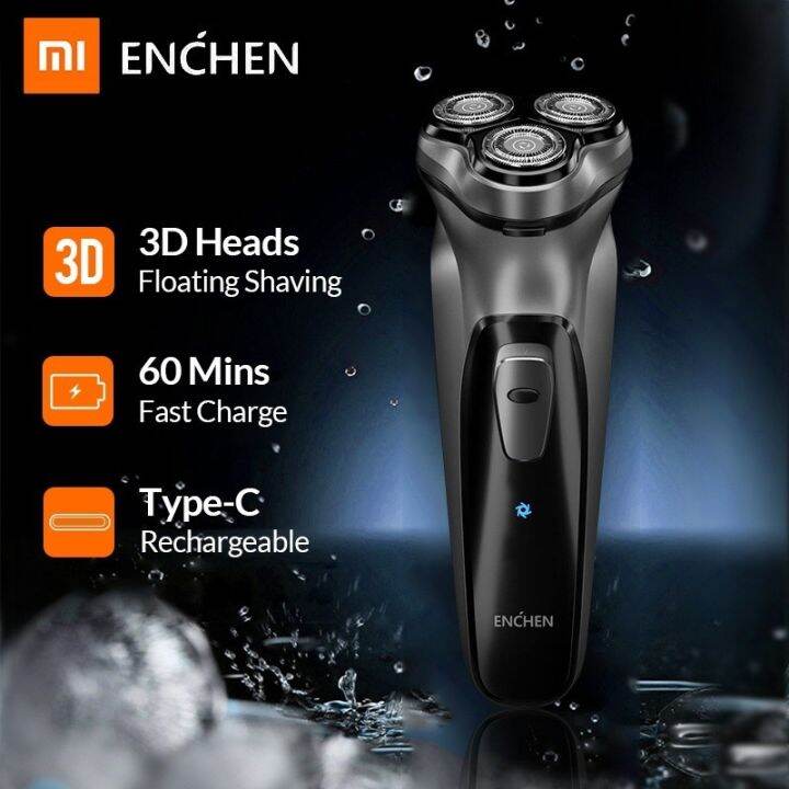 Enchen BlackStone Electric Shaver 3D Floating Razors Beard Trimmer USB ...