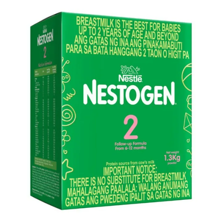 Nestle Nestogen Two 1.3kg Infant Formula Powder Milk Drink Nestogen 2 | Lazada PH