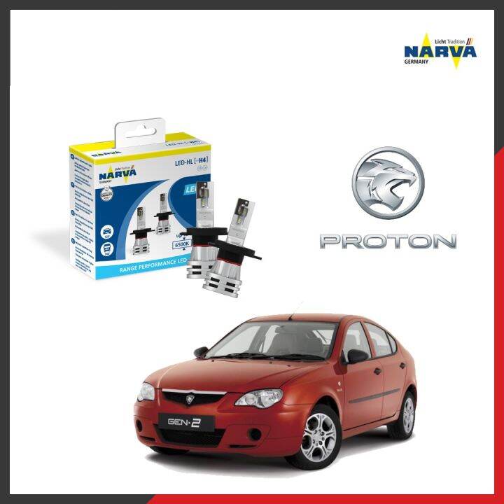 NARVA 12V & 24V Range Performance LED Headlight Bulb Set for Proton ...