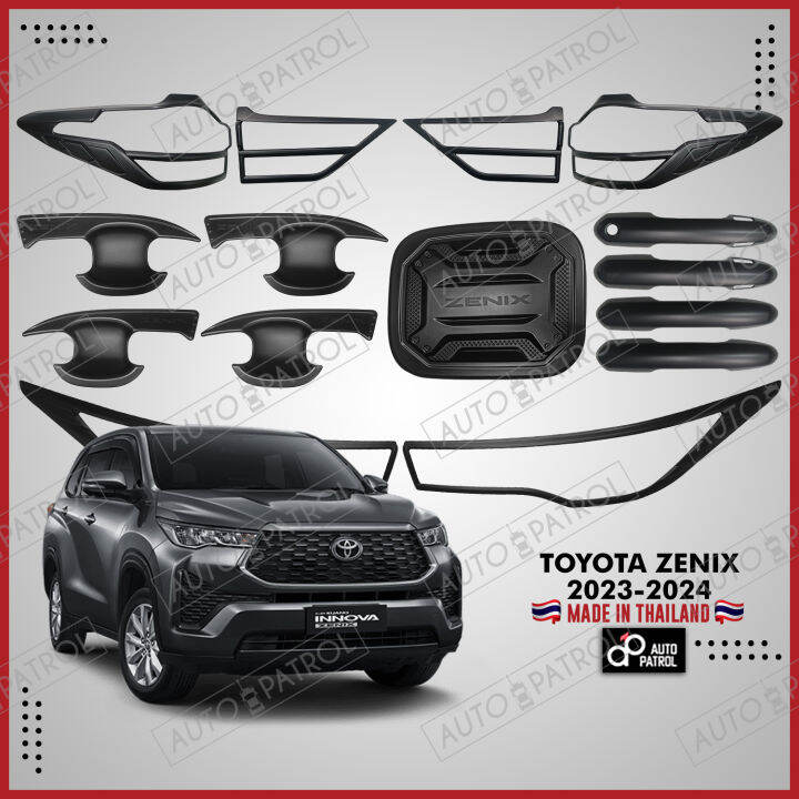 TOYOTA ZENIX 2023-2024 Combo Set Garnish Matte Black | Lazada PH