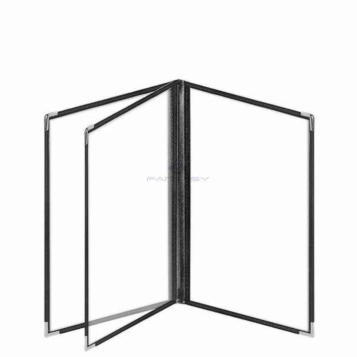 3 Pages 6 Faces A4 Transparent Menu Covers Restaurant Menu Folder Menu ...