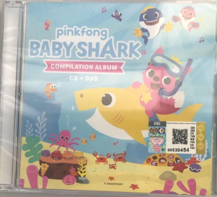 PINKFONG Baby Shark Compilation Album CD + DVD | Lazada