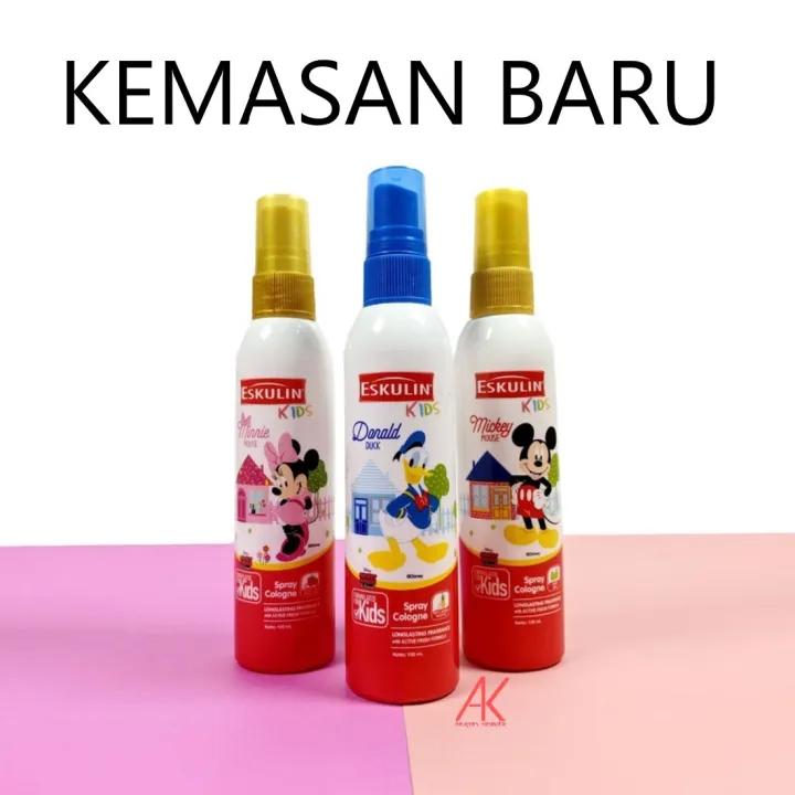 Eskulin Kids Mist Cologne Disney 100 mL [Minyak Wangi Anak] [Body Mist ...