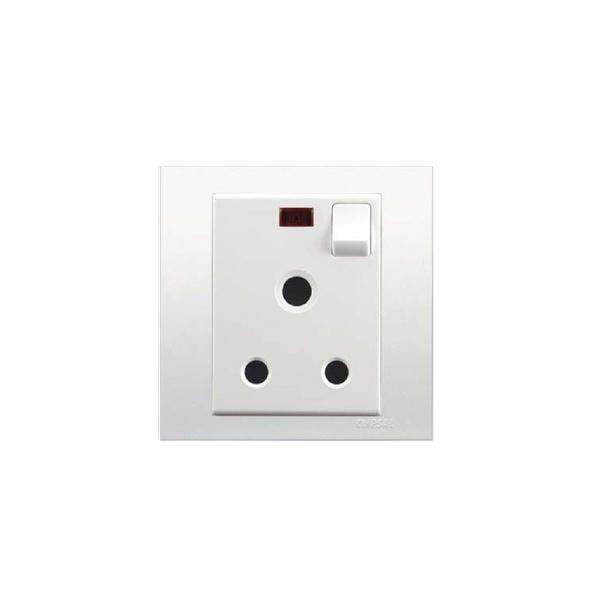 8 PCS - Schneider Vivace 15A Switched Socket with Neon, White | Lazada
