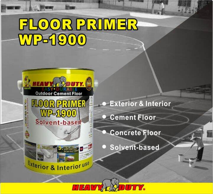 ( 1L ) HEAVY DUTY CEMENT FLOOR PRIMER WP-1900 / EXTERIOR & INTERIOR ...