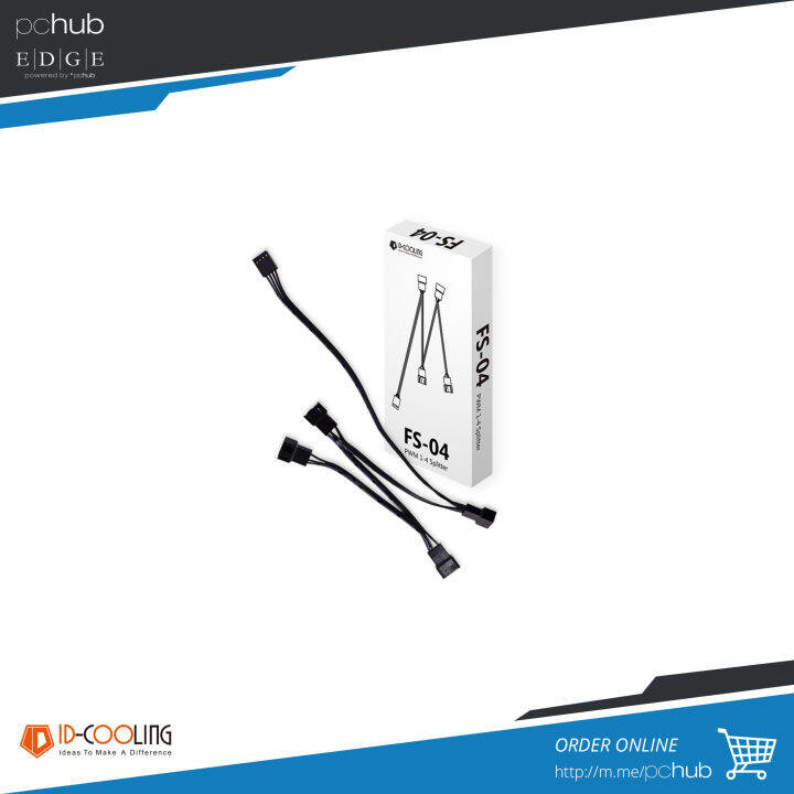 IDCooling FS04, PWM 1 to 4 splitter, pn: FS-04 | Lazada PH