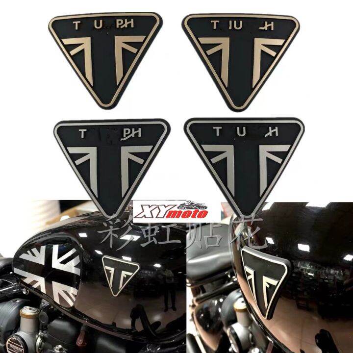 Motorcycle 3D Emblem Badge Decal Fuel Tank Sticker Logo For Triumph ...